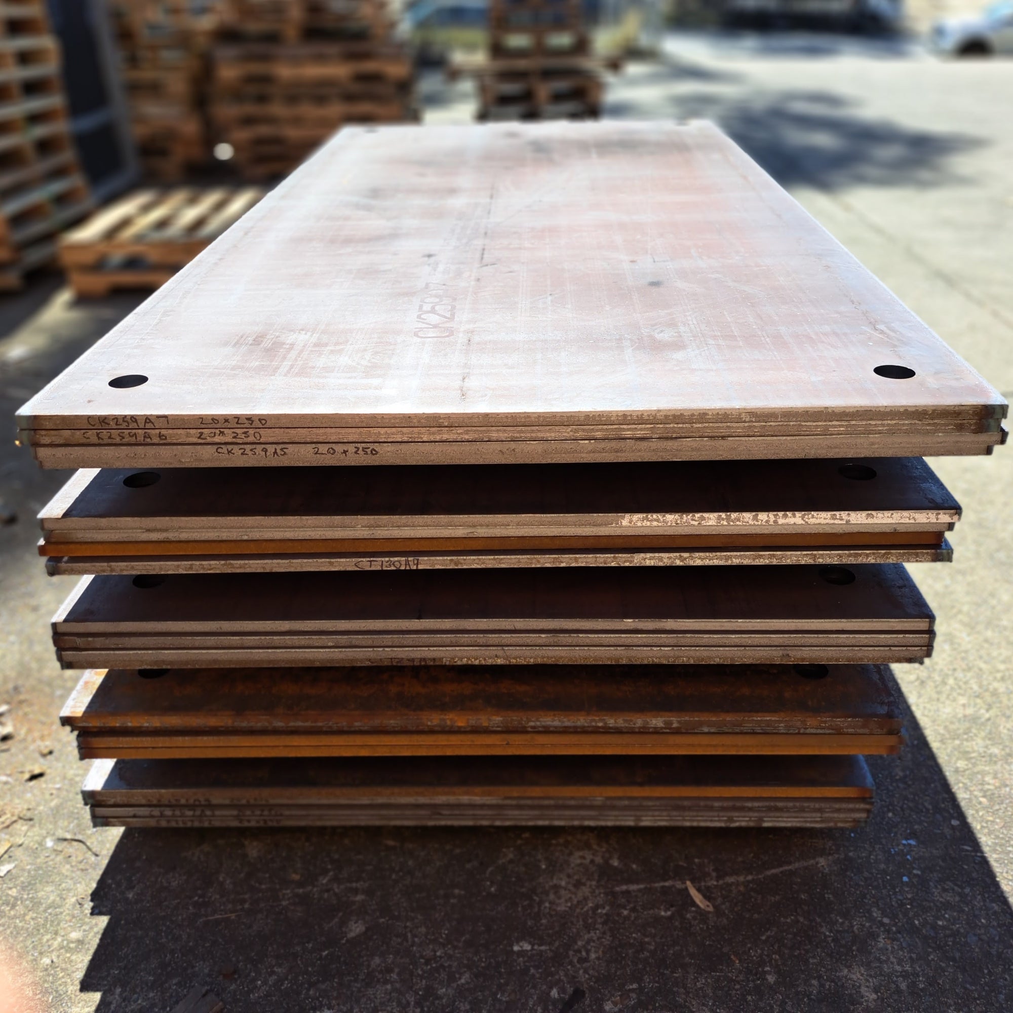 EZY STEEL- Steel base plates, welding tables, castors and stair treads