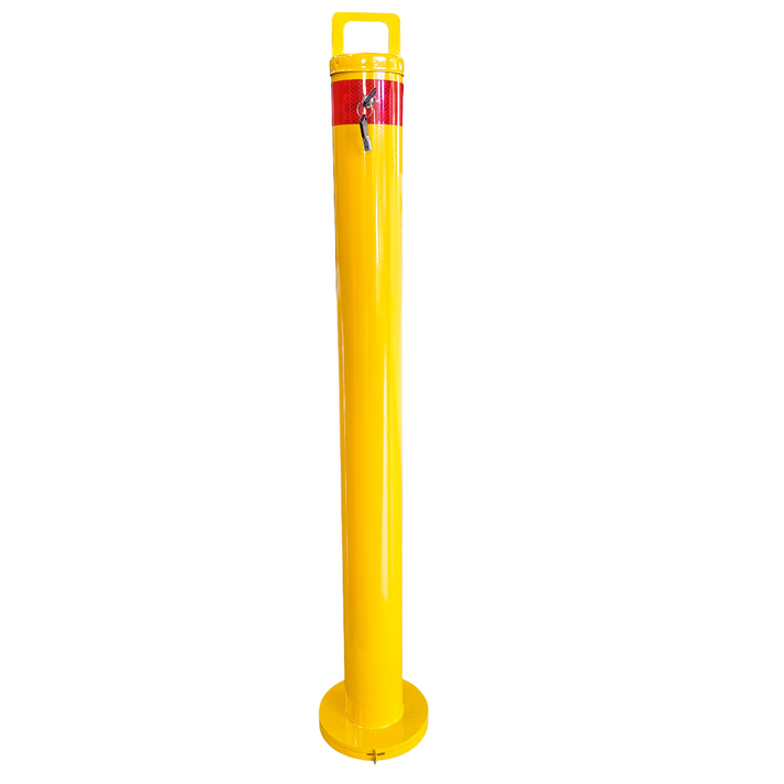 Surface Mount Bollard | Removable Surface Mount Steel Bollard, 1000mm ...